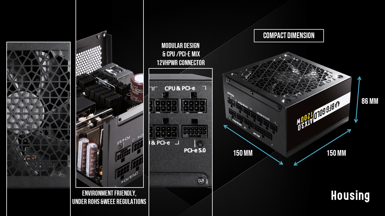 BFG Gold 1000-1200W – BitFenix.com
