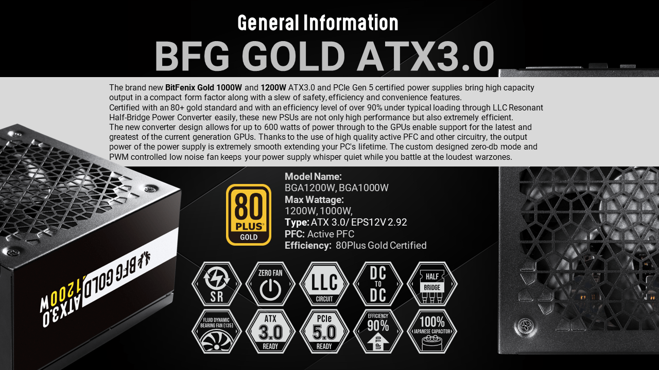 BFG Gold 1000-1200W – BitFenix.com